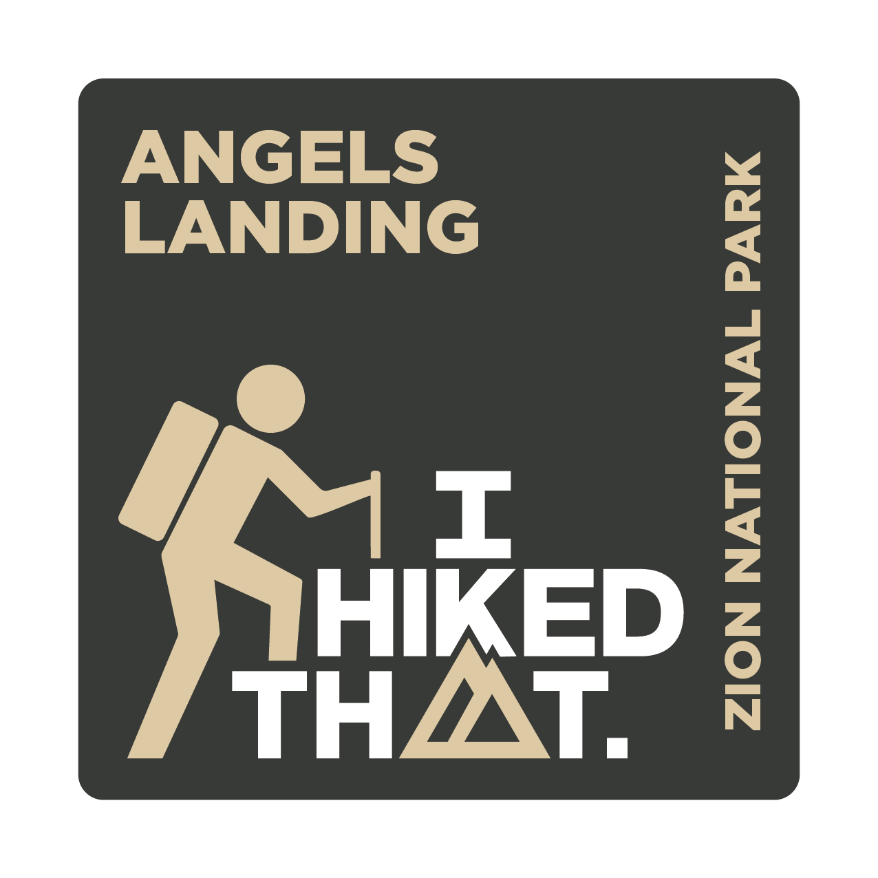 ANGELS LANDING CLASSIC - I HIKED THAT